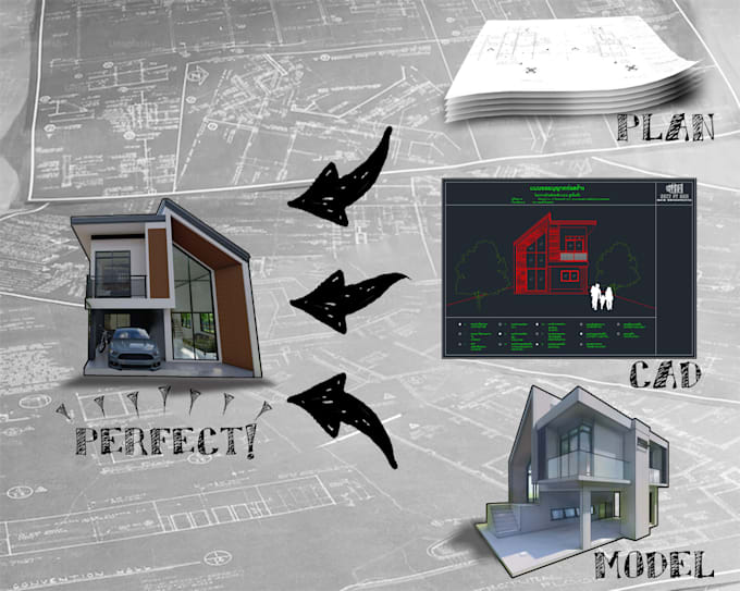 Design for construction works and cost estimation by Otidesign | Fiverr