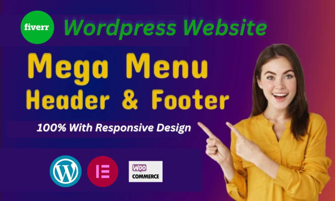 Redesign and fix wordpress header, footer, mega menu for wordpress website by Bulbul_br_rana ...