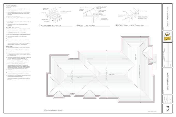 Design your wood structure framing plan and foundation plan by ...