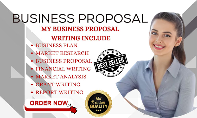 Write business proposal grant proposal business plan and pitch deck ...