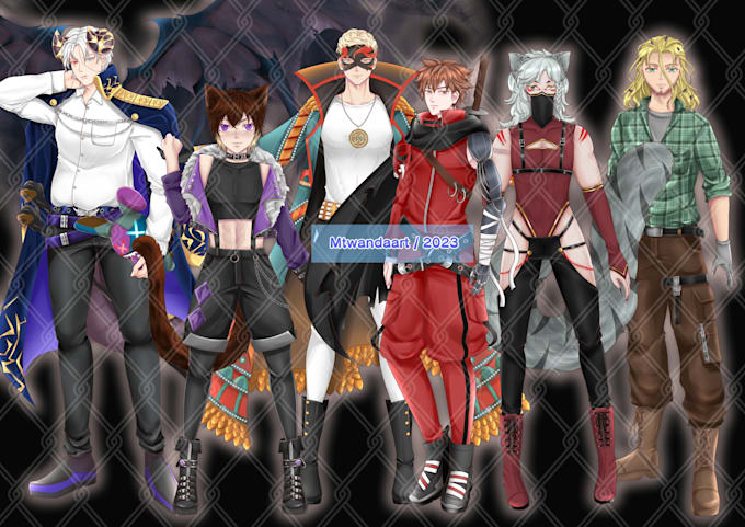 Create live2d model ready to rig for vtuber streaming by Mtwandaa | Fiverr