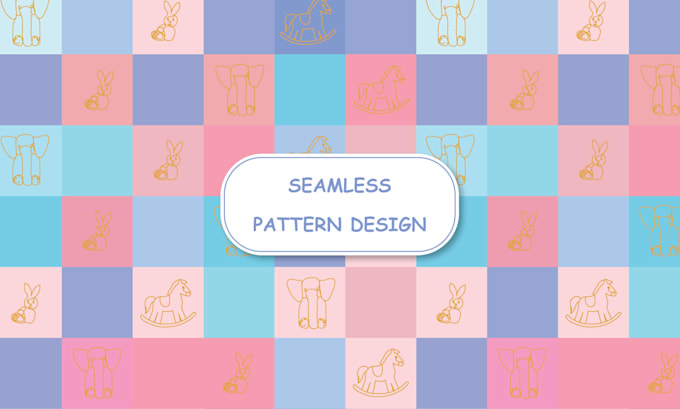 Design seamless repeat vector patterns for you by Ourlittlebees | Fiverr
