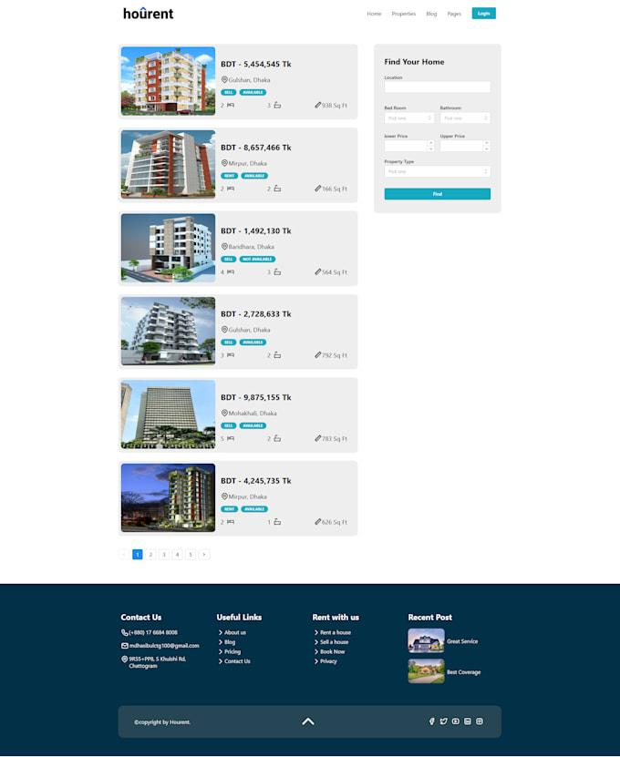 Do responsive custom website design and development by Hasibulhasanhsb ...