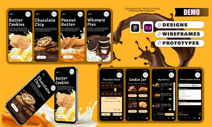 Design food delivery app by figma for ios or android by Imtiazbrandings ...