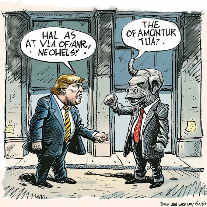 Make funny political cartoons by Edwardsoner | Fiverr