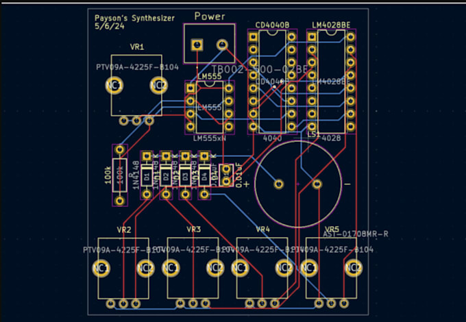 Create a custom pcb from your schematic by Payson_s | Fiverr