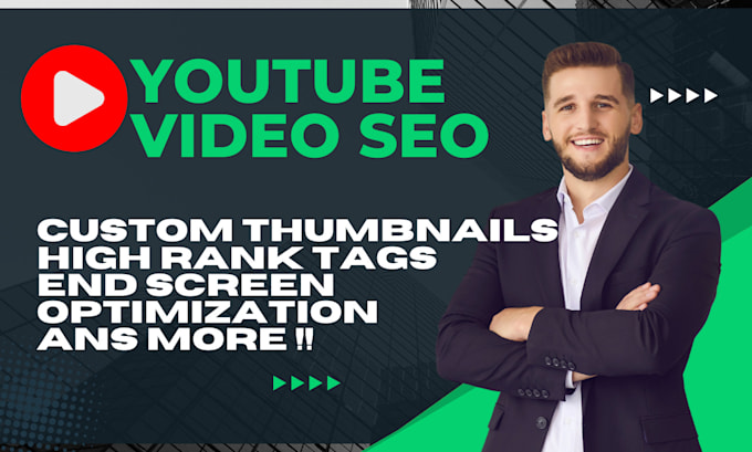 Optimize youtube video seo for top ranking by Tajmain | Fiverr