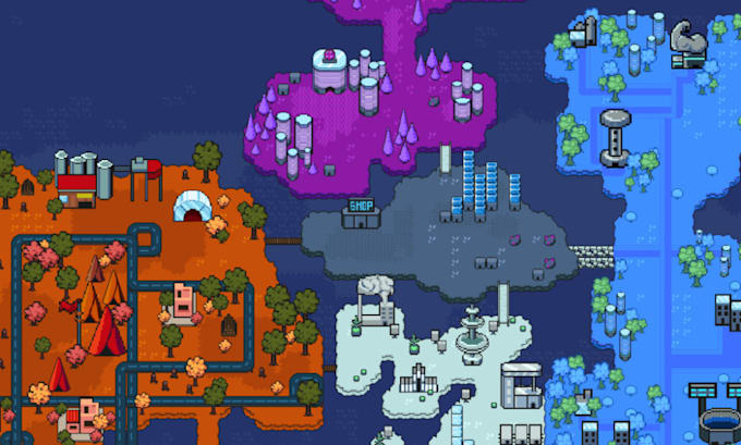 Make pixel art environments and tileset for your video game