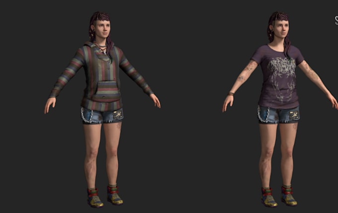 Turn 2d to 3d cgi 3d model, uv map, accurate topology, texturing nsfw amine, ue5 by Bolashade5 ...