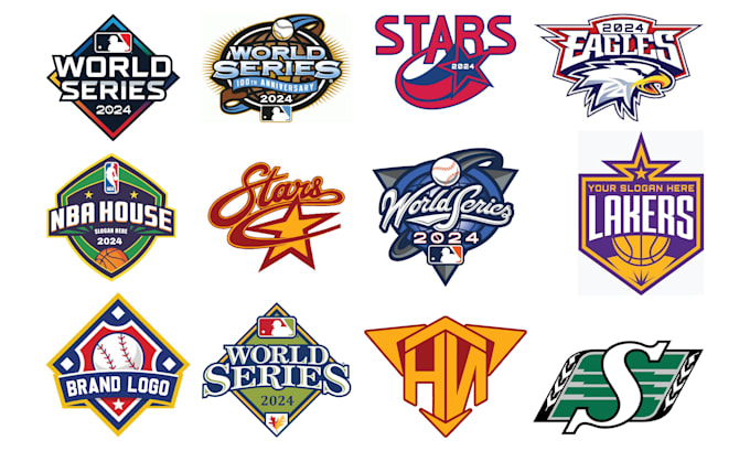 Design custom nba, mlb, world series, nfl, all star and parody logo for ...