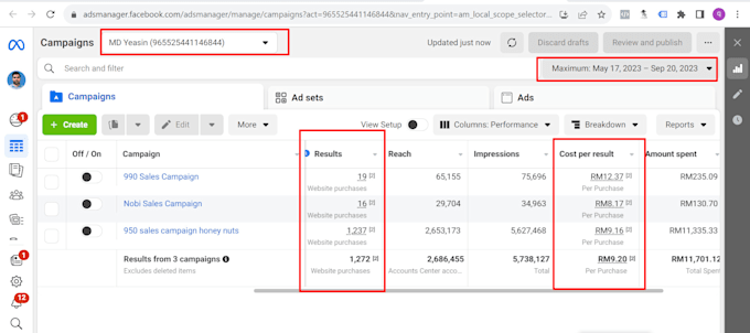 Manage meta ads low cpc good ctr increase roas retargeting facebook campaign by Jubayedhasan ...