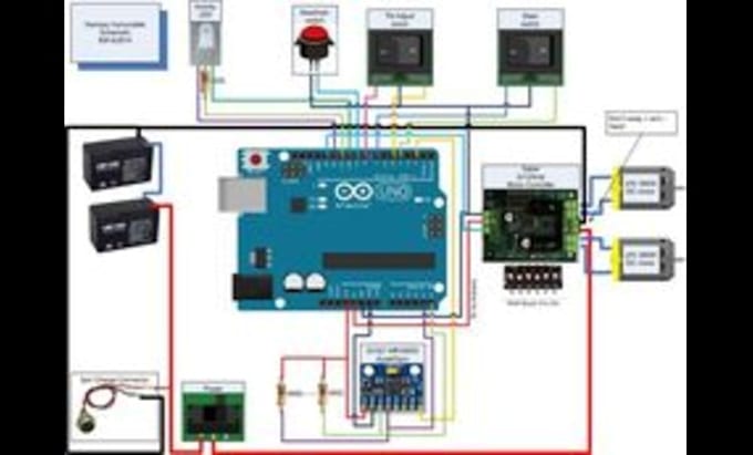 Do arduino projects in fritzing and thinkercad by Talhaalam1 | Fiverr