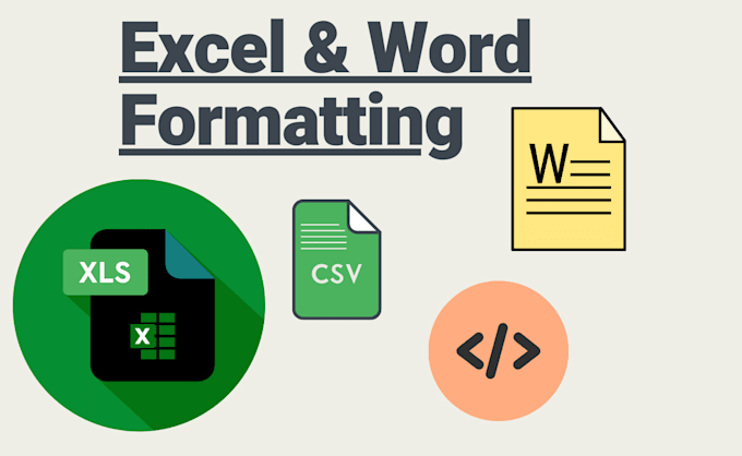 Do excel data entry and word formatting by Katlehomoloi8 | Fiverr