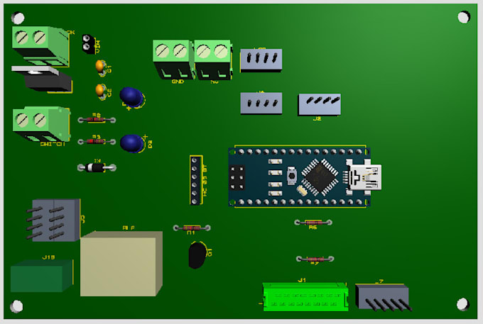 Make pcb design pcb layout and circuit schematic by M_haider_w | Fiverr