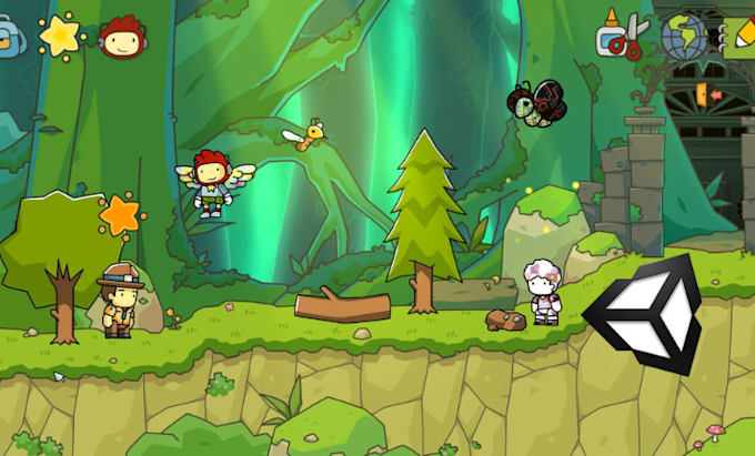 Develop 2d multiplayer game app for you in unity for both android and ...