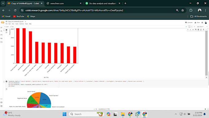 Do Data Analysis And Visualization Using Python Numpy Pandas And Matplotlib By Nomandiu74