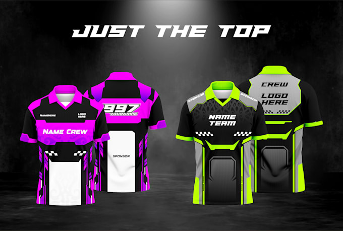 Design cool racing shirt or jersey for sublimation by Sugianto1 | Fiverr