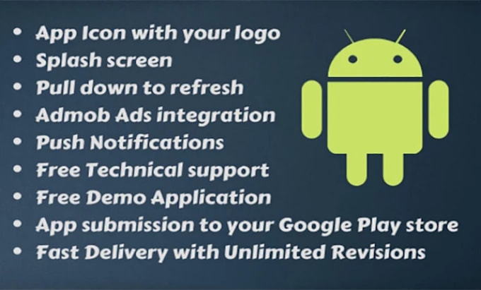 Convert website to android app professionally using webview by Jp_jihad | Fiverr