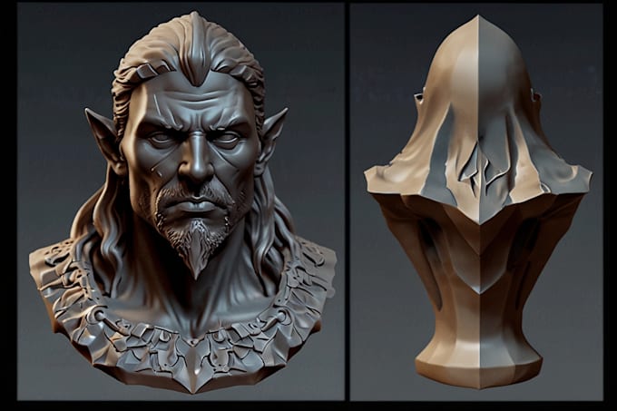Sculpt 3d character 3d model dnd 40k warhammer for 3d printing stl file ...