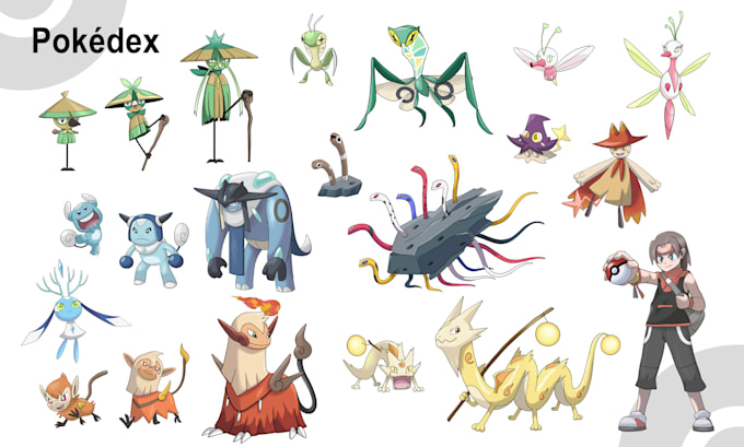 Make your unique fakemon in original style by Tatdat162 | Fiverr