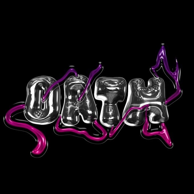 Create your 3d gen z typography for any project you want by Nnako_ | Fiverr