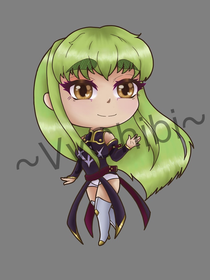 Draw a cute chibi of any character by Vychibi | Fiverr
