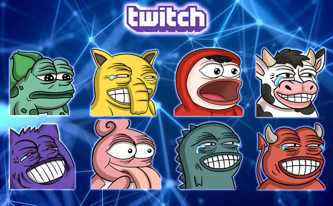 Create custom pepe the frog emotes or badges by Cricaart | Fiverr