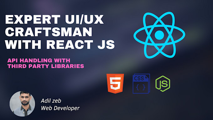 Be a ui ux expert with react design to code and development by Adil_zeb ...