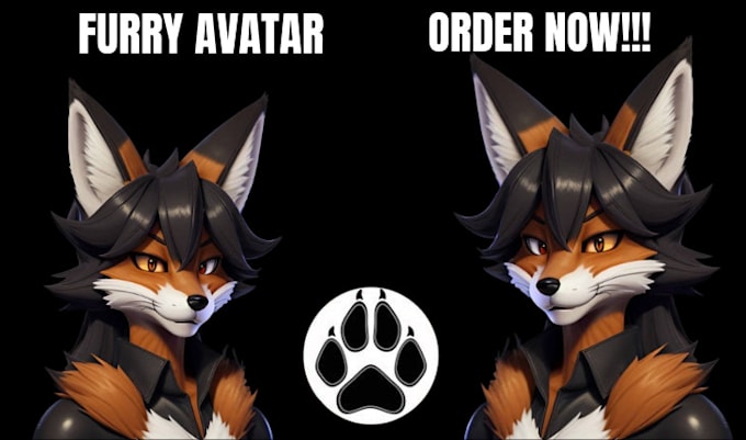 Create vrchat furry avatar anime nsfw fursona vr character reference ...