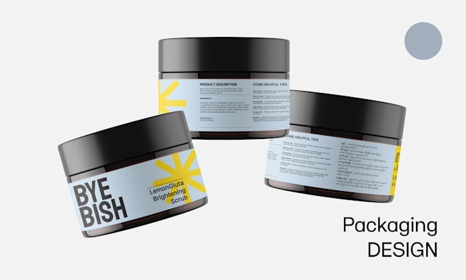 Do packaging designs for your products by Minthann | Fiverr