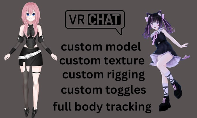 Model 3d vrchat, vrchat avatar, vrc avatar, vr chat avatar for vr chat ...