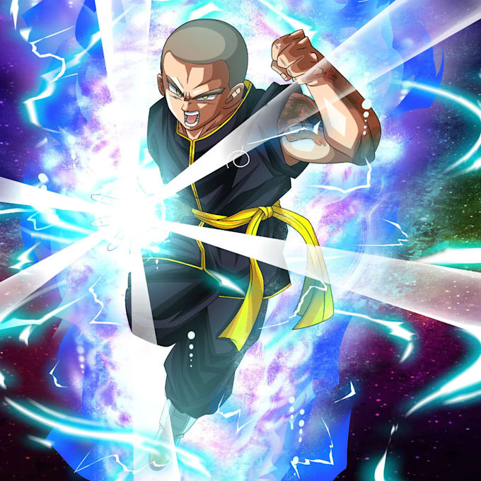 Draw a custom dragon ball z portrait from your photos by Simpson_style ...