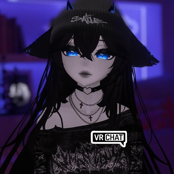 Model 3d vrchat avatar vrc character, vr chat model, fursona, nsfw, furry avatar by Nahdoh_arts ...