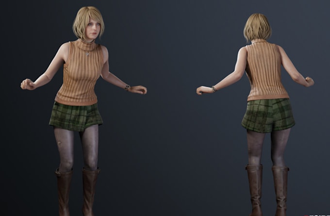 Create 3d realistic game character,nsfw art, 3d assets,rig ue5,modular character by Helyton | Fiverr