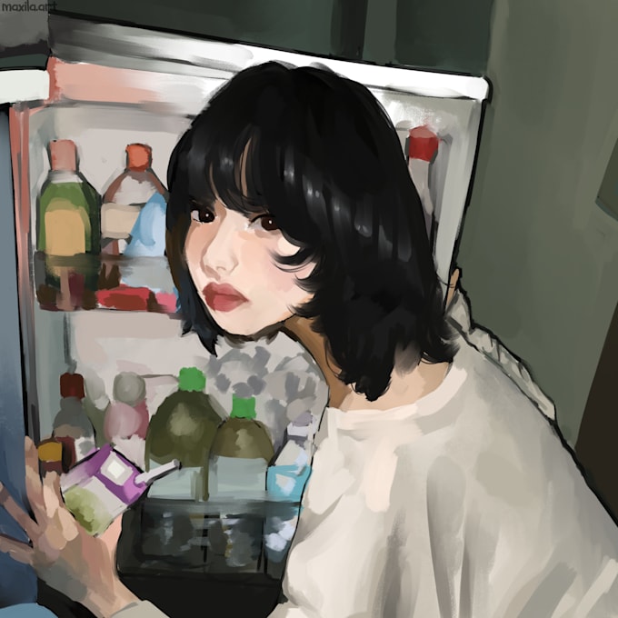 Make a realistic digital portrait for you under 24 hours by Duckdealer ...