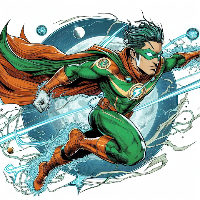 Draw a superhero cartoon characters for you by Cobrephan | Fiverr