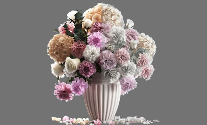 Render 3d realistic plant, 3d flower design 3d flower model, by ...