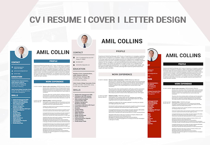 Do clean attractive resume design cv design by Designpriya | Fiverr