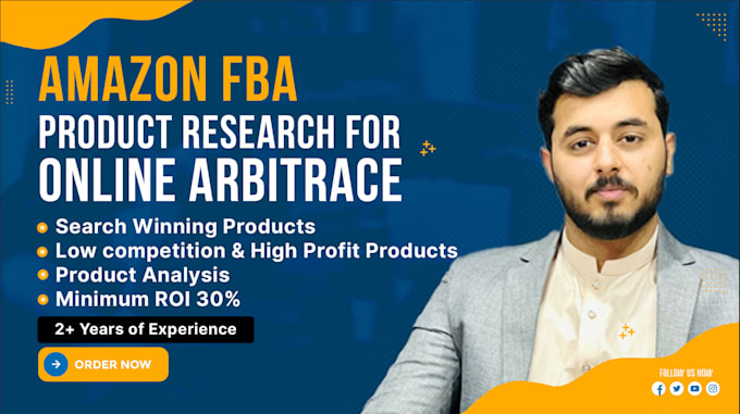 Do amazon fba online arbitrage product research by Aisha_azeem | Fiverr