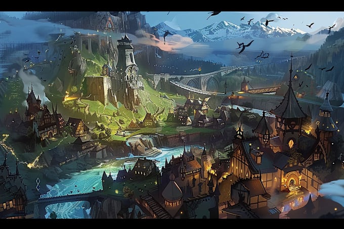 Design 2d game concept art background and environment by Vabnahindhore ...
