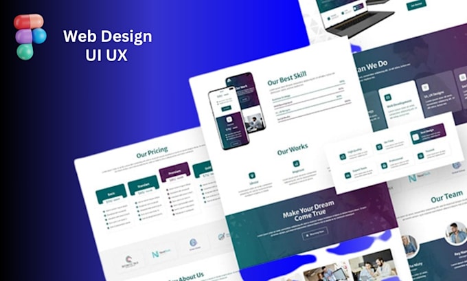 Do ui ux design, website, dashboard, mobile app ui ux design by Harveyleonard | Fiverr