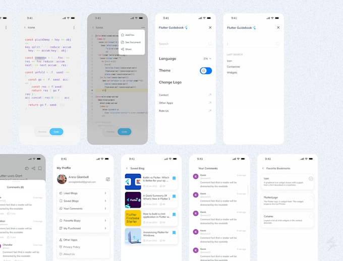 Create stunning flutterflow mobile apps for you by Aahrondhira | Fiverr