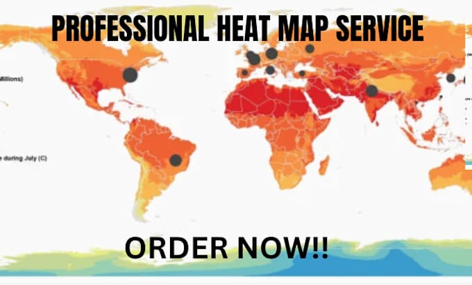 Create heat map for your data by Pro3dstudio | Fiverr