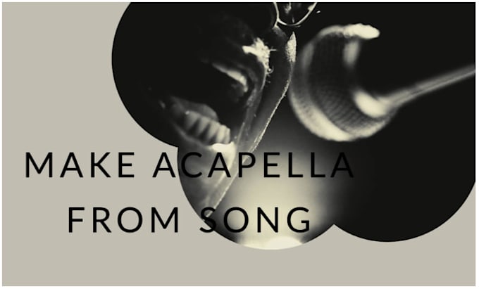 Make hq acapella or music only from any song you want by Deejayvibe ...