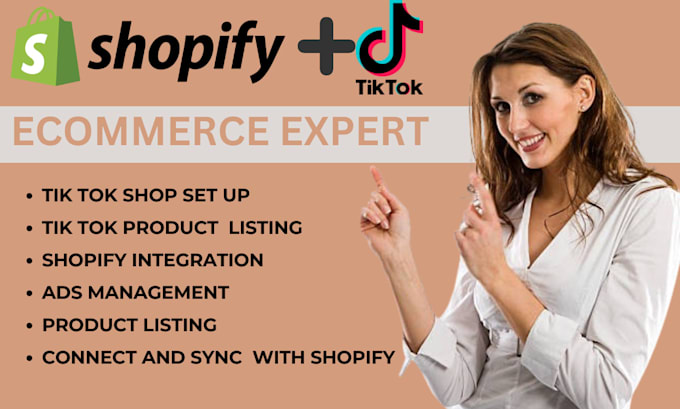 Setup shopify tiktok shop tiktok ads management setup tiktok shopify redesign by Ecomproagency ...