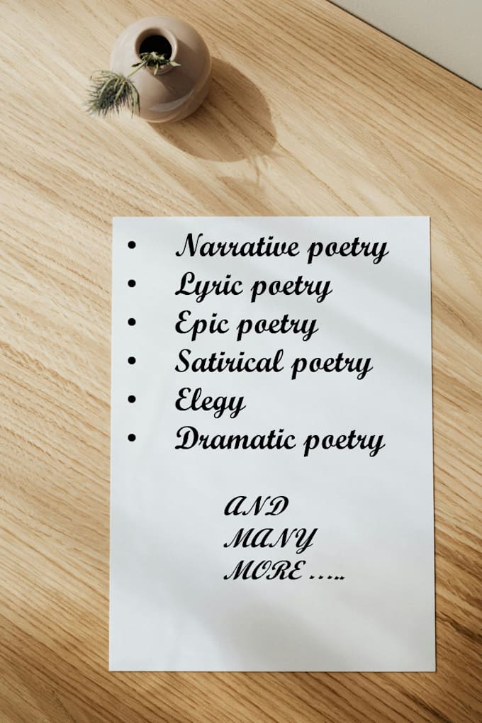 Write poem on any topic by Singhhimanshu16 | Fiverr