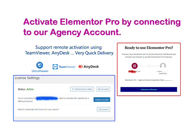Install elementor pro with 1 year license by Luongkiettn | Fiverr