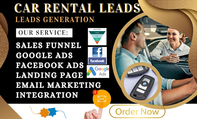 Generate car rental leads car dealership leads car booking auto ...