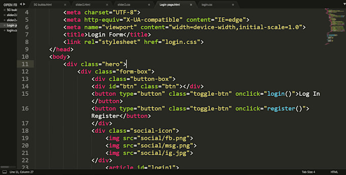 Design a login and registration form for you by Joseph056 | Fiverr