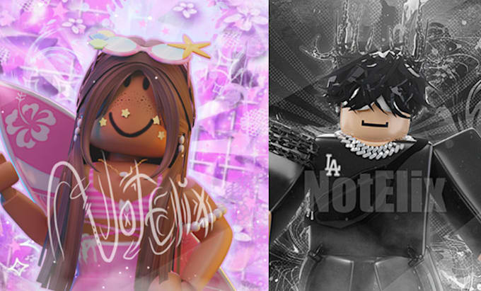 Create you a roblox gfx profile picture by Lithuan1a | Fiverr